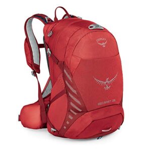 osprey packs escapist 25 daypacks, cayenne red, medium/large