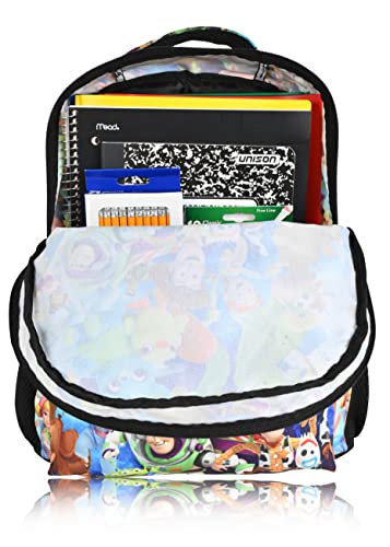 Disney Toy Story Backpack For Kids | Woody, Buzz Lightyear Bookbag For Toddlers, Boys, Girls | Officially Licensed Pixar Backpacks For Toys