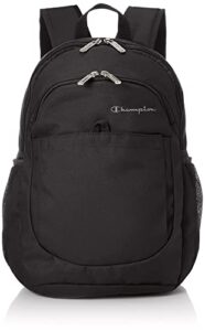 champion(チャンピオン) men’s backpack, black (black 19-3911tcx)