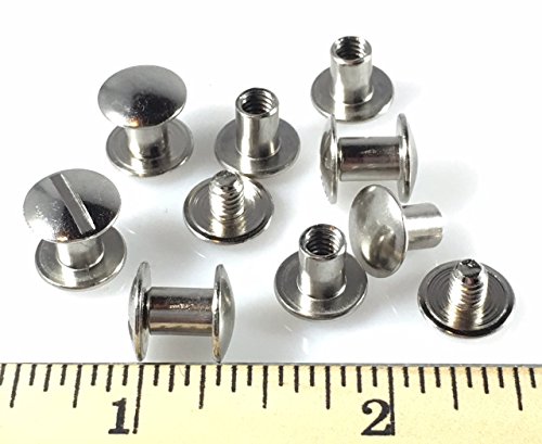 Chicago Screws 1/4" Plain 25 Pcs Np Silver