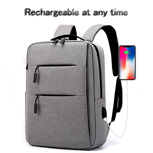 Laptop Backpack Business Slim Durable with USB Port Water Resistant Backpack for Women Men Fits 15.6 Inch School Computer Bag