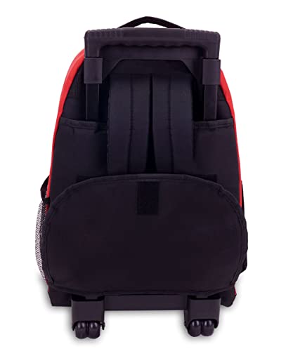 Everest Wheeled Backpack - Standard, Red, One Size,1045WH-RD/BK