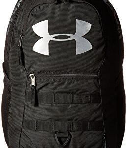 Under Armour Big Logo 5.0 Backpack, Black (001)/Silver, One Size Fits All