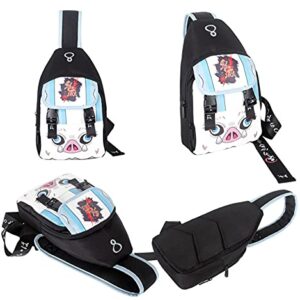 Anime Cosplay Shoulder Bag,Hashibira Inosuke Students Bookbag Backpack School Bag Daypack