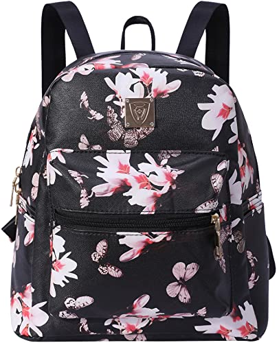 American Shield Girls Mini Waterproof ipad Backpack Casual Lightweight Light Strong Sport Daypack 06051 (Black5)