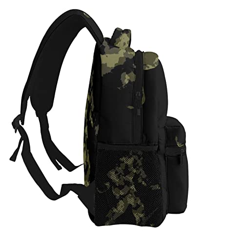 Camo Camouflage Bigfoot School Bookbag For Boys Girls Computer Backpacks Book Bag Travel Hiking Camping Daypack