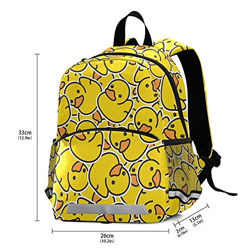 Little Yellow Duck Kids Backpack for Toddlers, Small Backpack for Kids School Travel Bag Picnic Meal Bag for Boys Girls