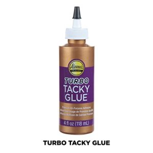 Aleene's Turbo Tacky Glue, 4 FL OZ - 3 Pack, Multi