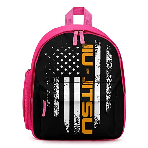 Jiu Jitsu Backpack For Girls Boys Lightweight Shoulder Bag Daypack With Adjustable Strap For School Travel