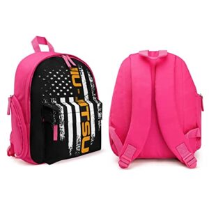 Jiu Jitsu Backpack For Girls Boys Lightweight Shoulder Bag Daypack With Adjustable Strap For School Travel