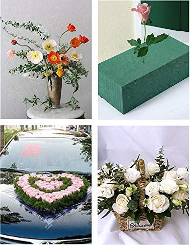 3PCS Floral Foam Bricks, Florist Flower Foam Green Bricks Flower Arrangement Brick Supplies for Florist Craft