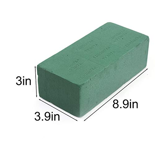 3PCS Floral Foam Bricks, Florist Flower Foam Green Bricks Flower Arrangement Brick Supplies for Florist Craft