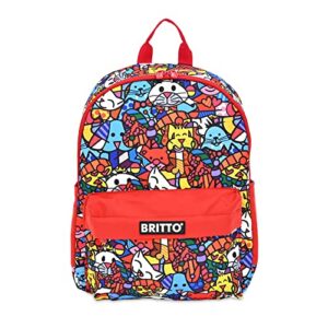 britto romero 15″ polyester twill backpack, best friends