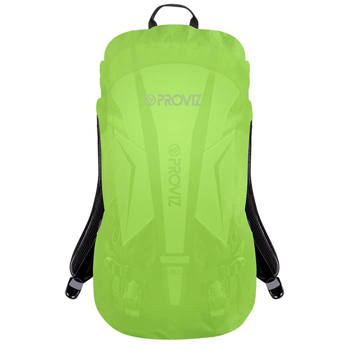 Proviz REFLECT360 Reflective Touring Backpack 20L, Multi-Use Sports Hi Viz Rucksack Bag Hi Visibility, Black