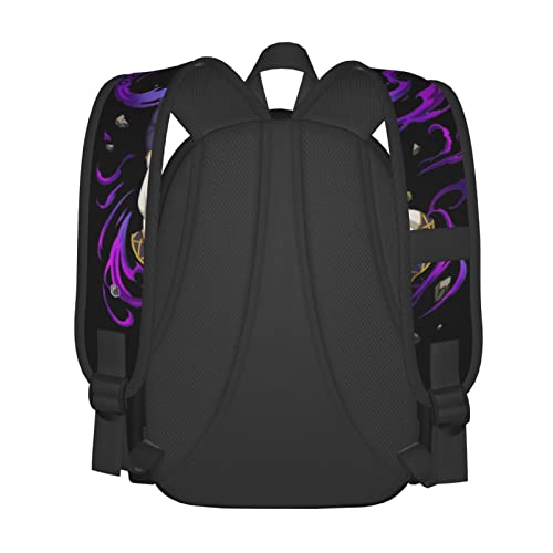 Seven Deadly Sins Backpack Boys Girls Bookbags Big Student Laptop Backpacks Outdoor Travel Backpack, Black