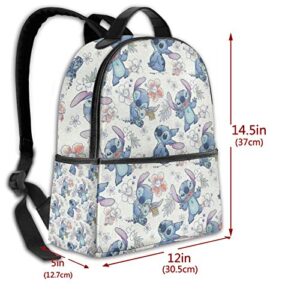 Anime Backpack, Fashion Laptop, Casual Travel Pack, Suitable for Women Men College School Student and Businessn