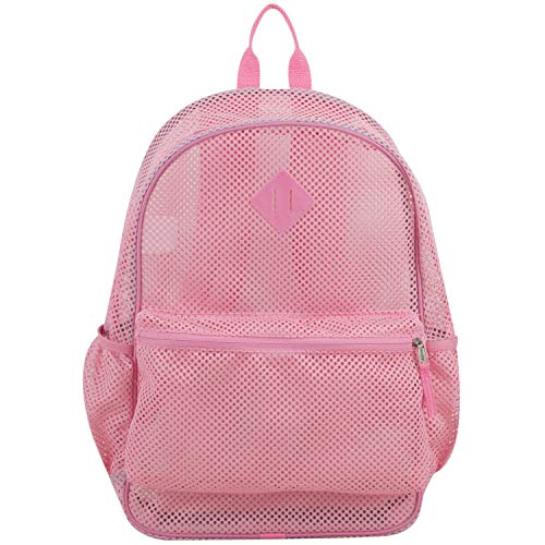 Eastsport Mesh Backpack, Candy Pink