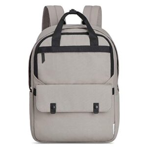 travelon origin-sustainable-anti-theft-large backpack, driftwood, one size