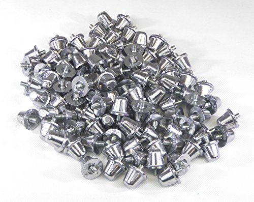 Cartasport Rugby Aluminum Studs, Silver, 21 mm, Pack of 100 Units