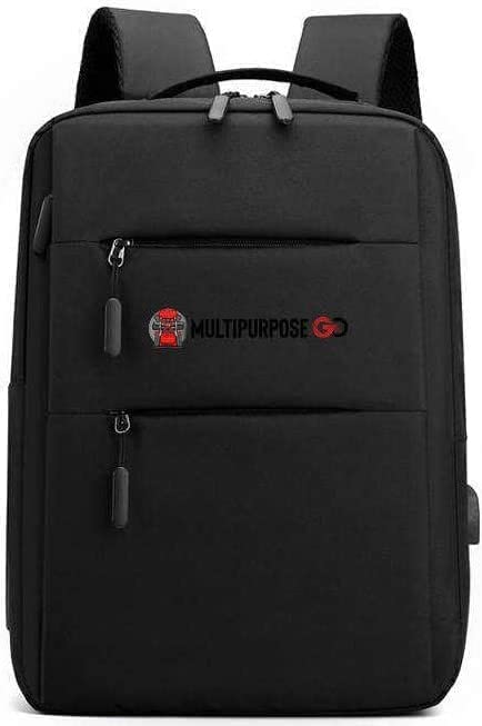 Multipurpose Go Travel Laptop Backpack,Extra Large Anti Theft College School Backpack for Men and Women with USB Charging Port (Black)