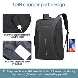 DAILY&DIARY Laptop Backpack For Men, 15.6 Inch Computer Backpack For School, Carry On Backpack With Usb Charging Port, Travel Backpack for Quick Through TSA Check Point.