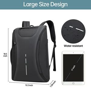 DAILY&DIARY Laptop Backpack For Men, 15.6 Inch Computer Backpack For School, Carry On Backpack With Usb Charging Port, Travel Backpack for Quick Through TSA Check Point.