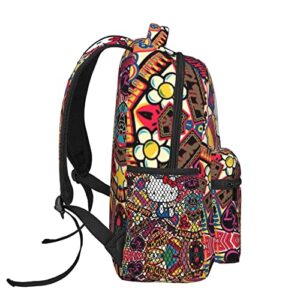 Cartoon Cat Backpack Large Capacity Laptop Bag Casual Travel Daypack