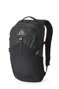 gregory mountain products nano 20 everyday outdoor backpack obsidian black, plus size