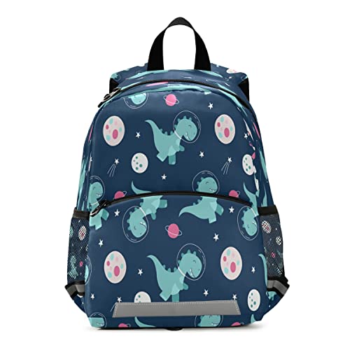 Cute Toddler Backpack Cute Dinosaur Astronaut Planet Mini Bag for Baby Girl Boy Age 3-7