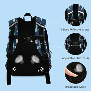 Cute Toddler Backpack Cute Dinosaur Astronaut Planet Mini Bag for Baby Girl Boy Age 3-7