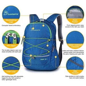 MOUNTAINTOP Kids Hiking Backpack for Boys Girls Water Resistant Lightweight Daypack