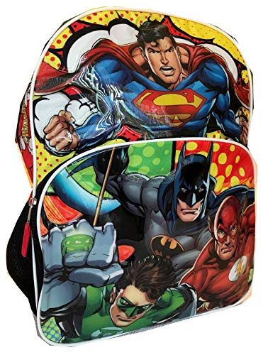 Justice League 16" Backpack Large Batman Superman Green Lantern