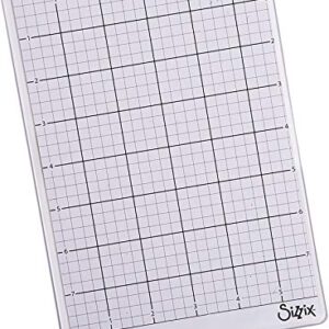 Sizzix Accessory Sticky Grid Sheets 6" x 8 1/2" 5 Pack, Multicolor 5