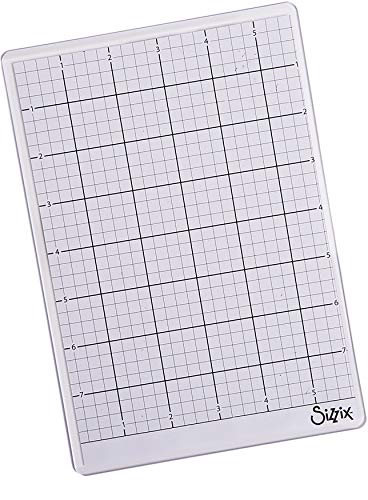 Sizzix Accessory Sticky Grid Sheets 6" x 8 1/2" 5 Pack, Multicolor 5