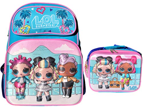 L.O.L. Surprise! Limited Edition Supreme BFF's 16" 3D Backpack and Insulated Lunch Bag