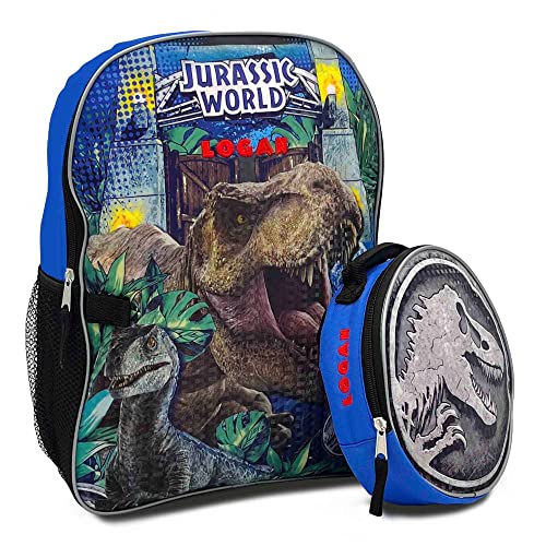 DIBSIES Personalized Jurassic Backpack (Personalized Jurassic Backpack and Lunch Box Combo)