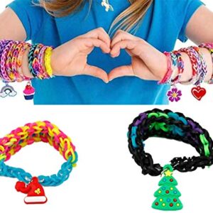 (105pcs) Rubber Loom Band Silicone Charm, Bracelet Charms ,Loom Rubber Bands Charms,Bracelet Pendant,