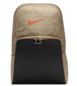 nike brasillia xl backpack (30l) limestone/black/rust oxid