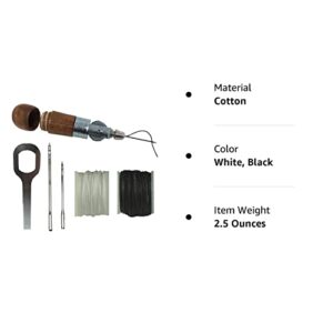 Repair Stitch Tool | Sewing Awl for Bounce Houses, Inflatables, Tarps, Leather, Thick Fabric, Shoes, Bags, Belt, Upholstery Repair Kit & Crafts Leather Stitching - MADE IN USA – PROFESSIONAL HEAVY DUT