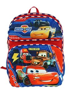 ruz disney cars large 3-d eva molded 16 inch backpack