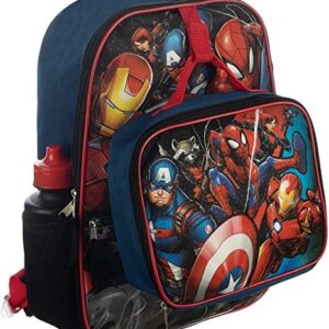 Marvel Comic Book Universe Superheroes 4-Piece Backpack Set for boys