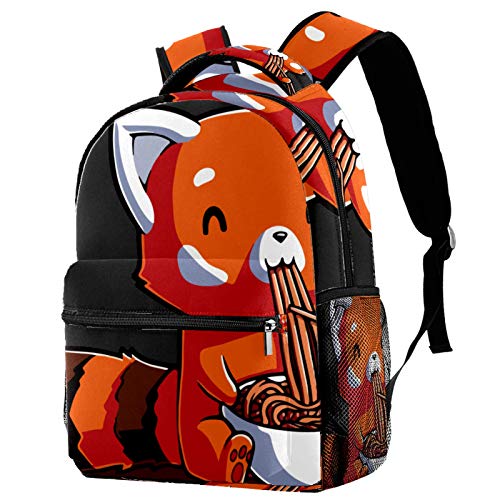 Schoolbag Bookbag Red Panda Backpack for Teen Girls Boys School Bags Fits 14 Inch Laptop Bag