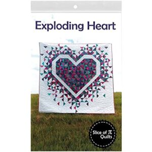 Slice of Pi Quilts Exploding Heart Pattern