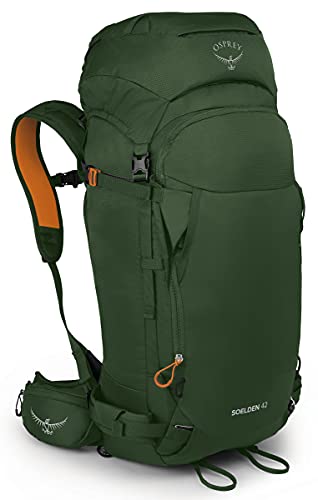 Osprey Soelden 42 Men's Backcountry Ski and Snowboard Backpack, Dustmoss Green