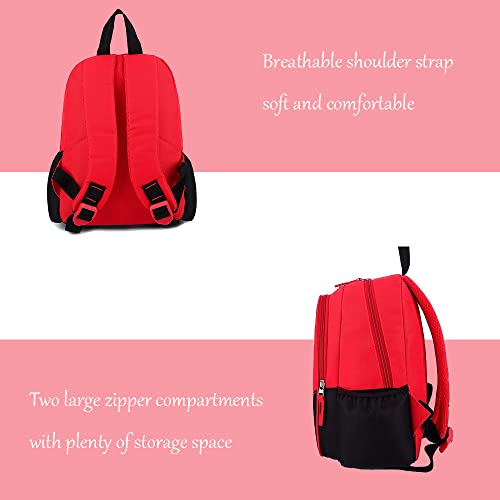 Boqiao Little Kids Toddler Backpack,Waterproof Bookbags for Boys Girls 2-5 Years