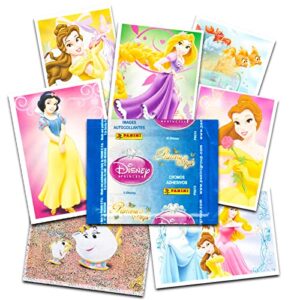 Disney Princess MINI Backpack for Girls ~ 4 Pc Preschool Supplies Bundle with Disney Princess 10" Mini Backpack for Kids, Toddlers, 16oz Pink Water Pouch, Stickers and More