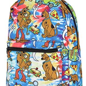 Scooby Doo Themed Allover Design Tie Dye Travel Laptop Backpack