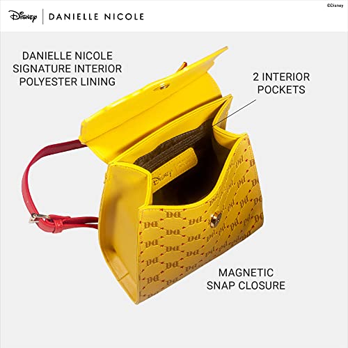 Danielle Nicole Disney Dumbo Mini Backpack, Monogram Small Handbag Purse, Yellow