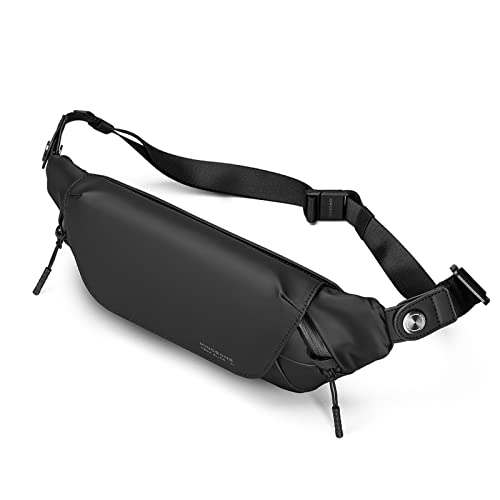 Kingsons Compact EDC Tech Sling Bag for Men, Waterproof Crossbody Bag Chest Shoulder Backpack with Magnetic Closure, Everyday Carry Bag for Travel, Work, Sport