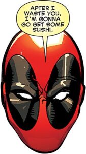 aquarius marvel deadpool head funky chunky magnet